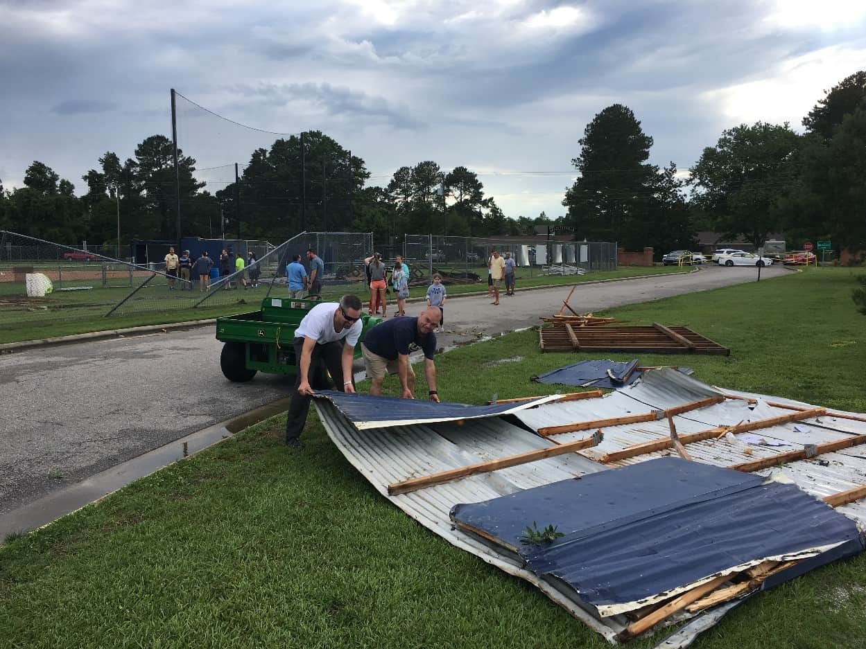 Strong Storms Cause Damage to College | North Carolina Wesleyan University
