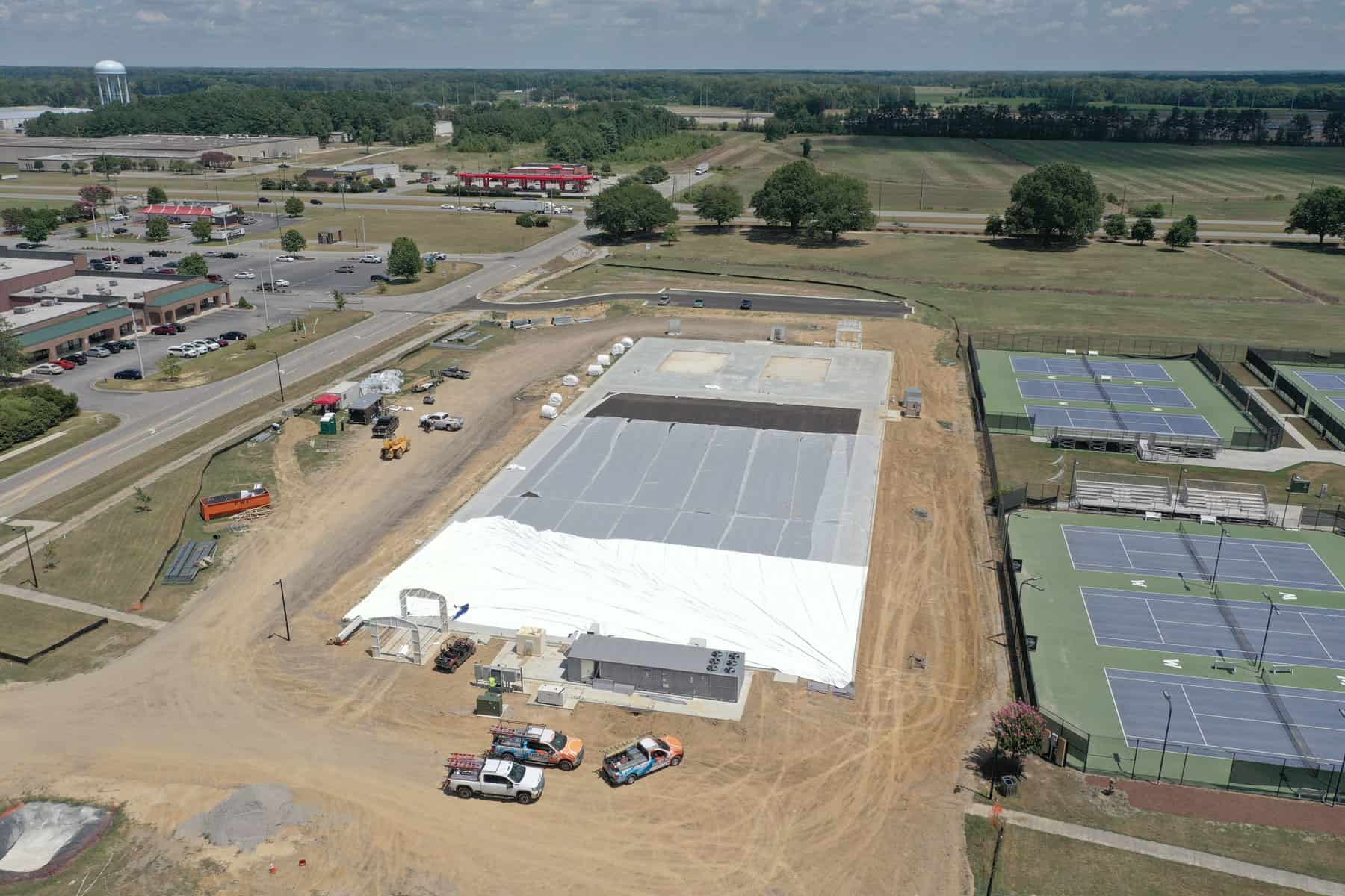 New Indoor Sports & Education Facility at Wesleyan Takes Shape | North ...