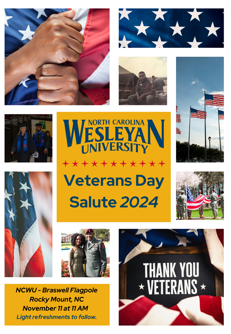NCWU Hosts Veterans Day Salute | North Carolina Wesleyan University